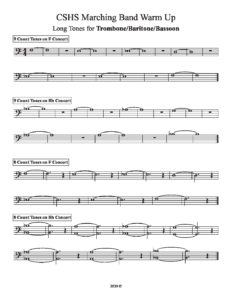 Fundamental Packet – Baritone | College Station High School Cougar Band ...